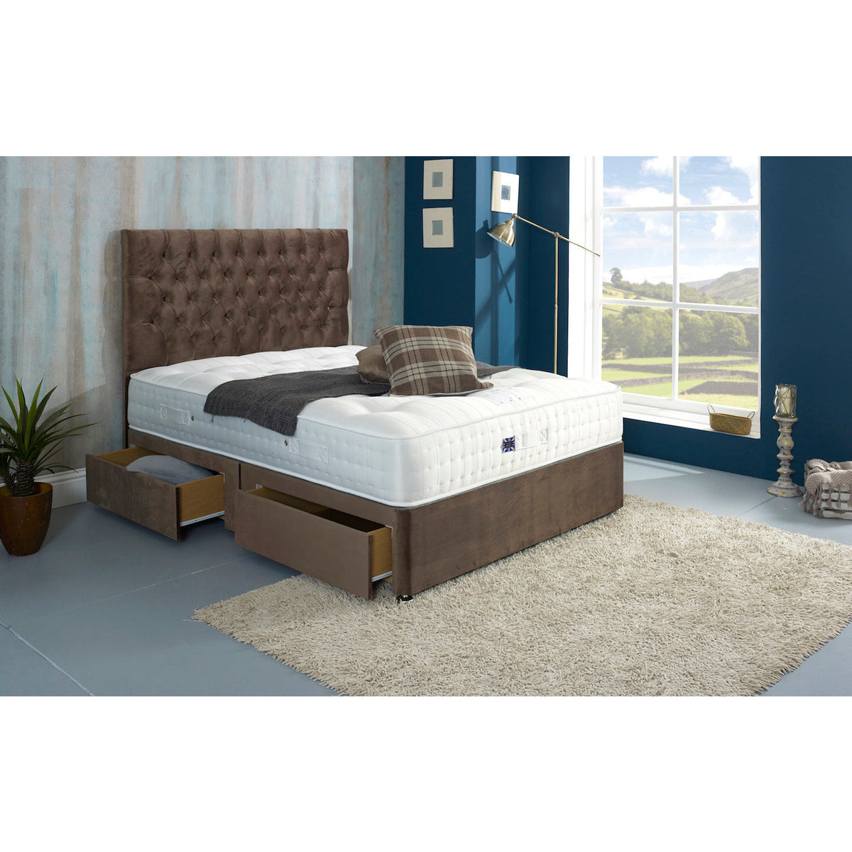 Armour Chesterfield Divan | Divan Bed Frame – My Dream Bed