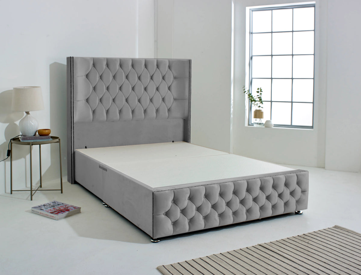 Raina wingback Divan | Divan Bed Frame – My Dream Bed